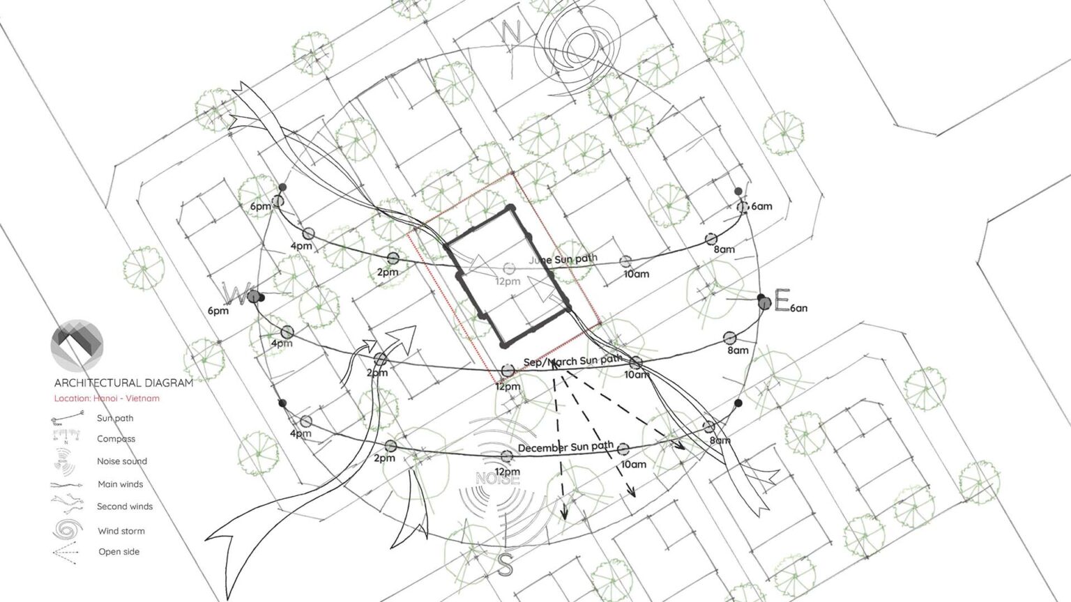 Architectural diagram with Canva template (style 01) - ArchiDiagram